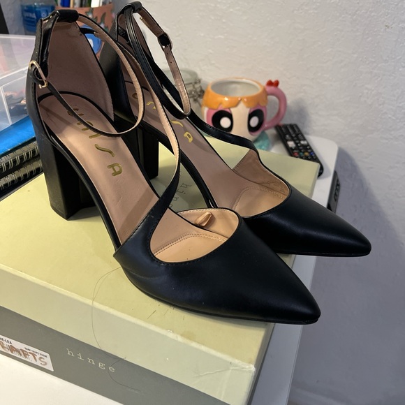 Unisa | Shoes | Unisa Black Block Heels | Poshmark